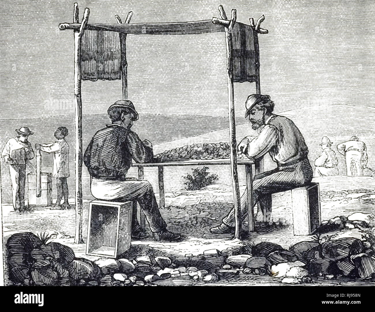 Diamond mining process in south africa hi-res stock photography and ...