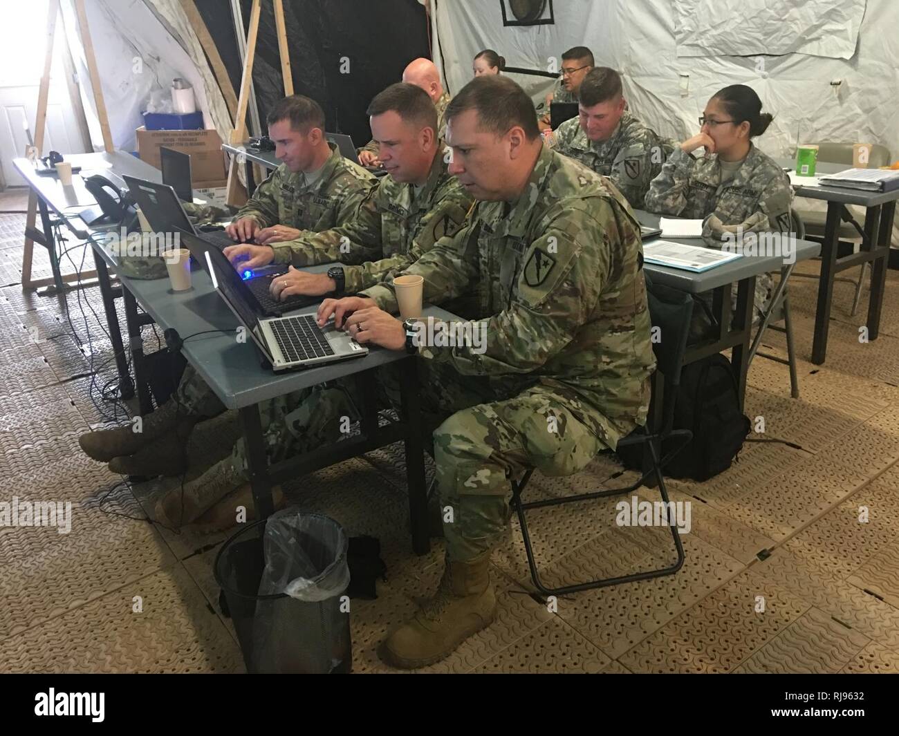 136th maneuver enhancement brigade hi-res stock photography and images ...