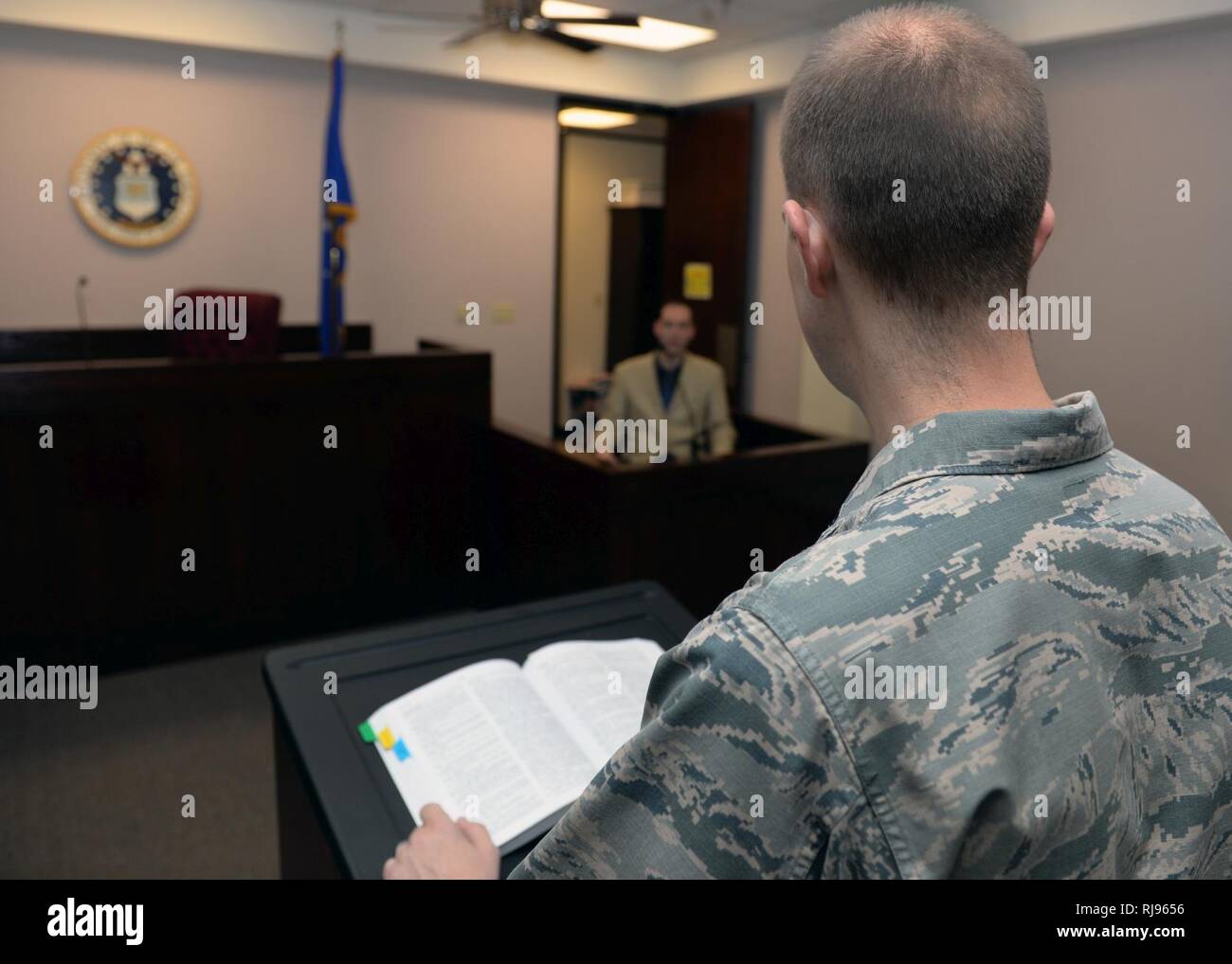 U.S. Air Force Capt. John Cane, 97th Air Mobility Wing chief of ...