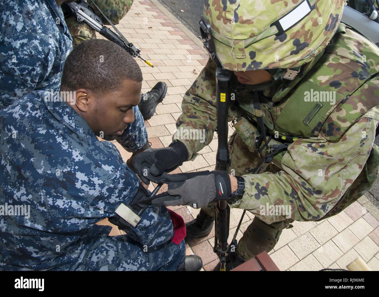 SASEBO, Japan (Nov. 4, 2016) Soldiers from Japan Ground Self-Defense ...