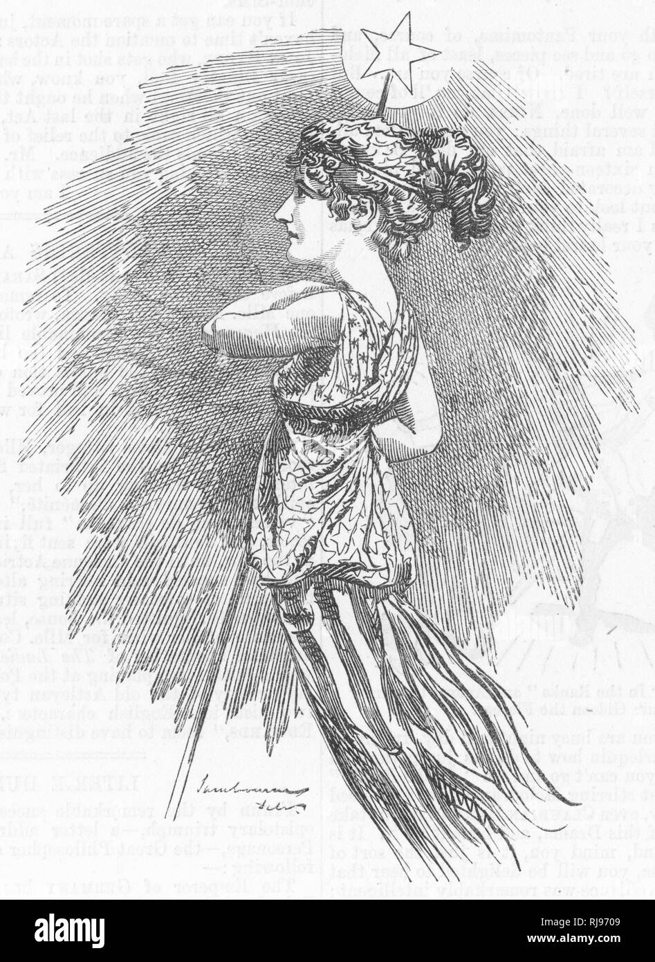 Mary Anderson, American actress Stock Photo - Alamy