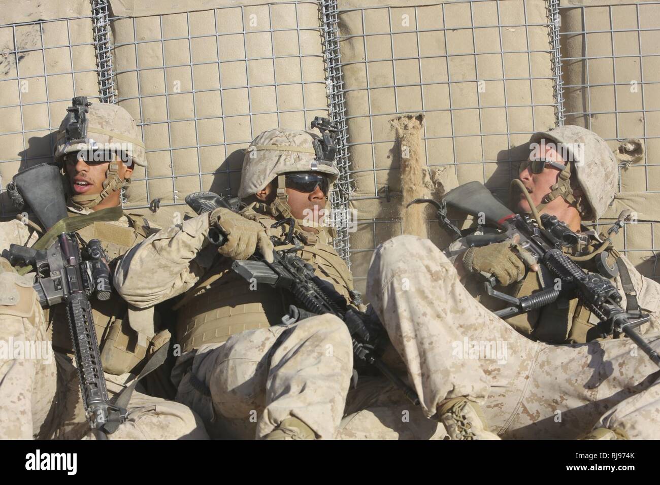 United States Marine Corps Lance Cpl Aaron Hemsworth (left) Lance Cpl ...