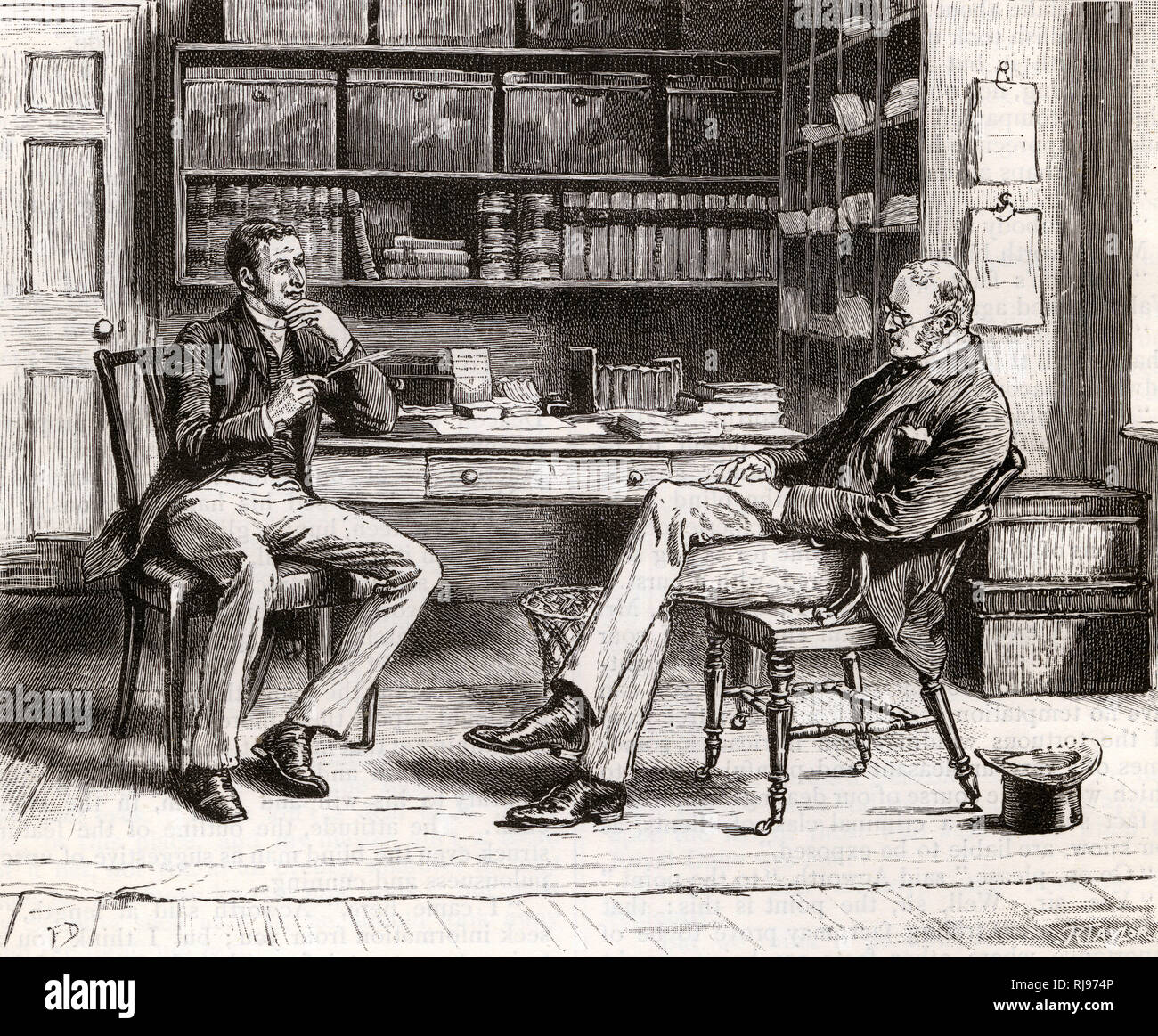 TWO MEN IN CONFERENCE Stock Photo - Alamy