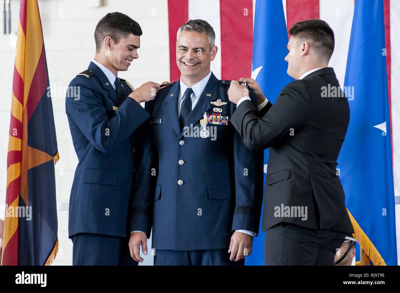 U.S. Air Force Brig. Gen. Andrew J. MacDonald, Commander of the 162nd ...