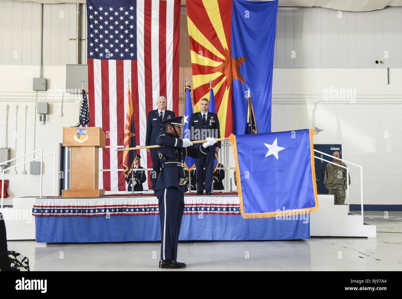 U.S. Air Force Staff Sgt. Eddie Jones, a member of the 162nd Wing honor ...
