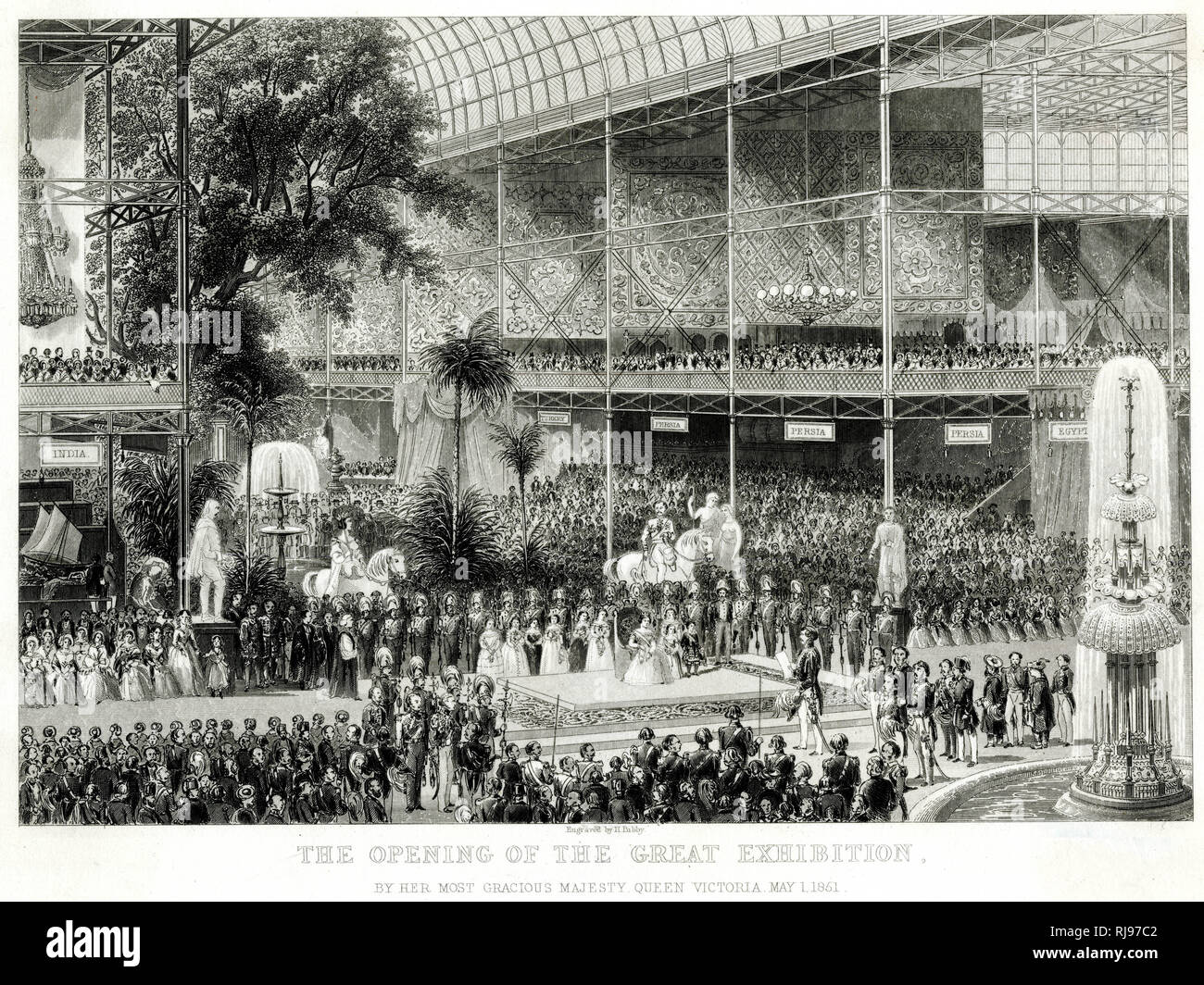 1851 great exhibition queen victoria hi-res stock photography and ...