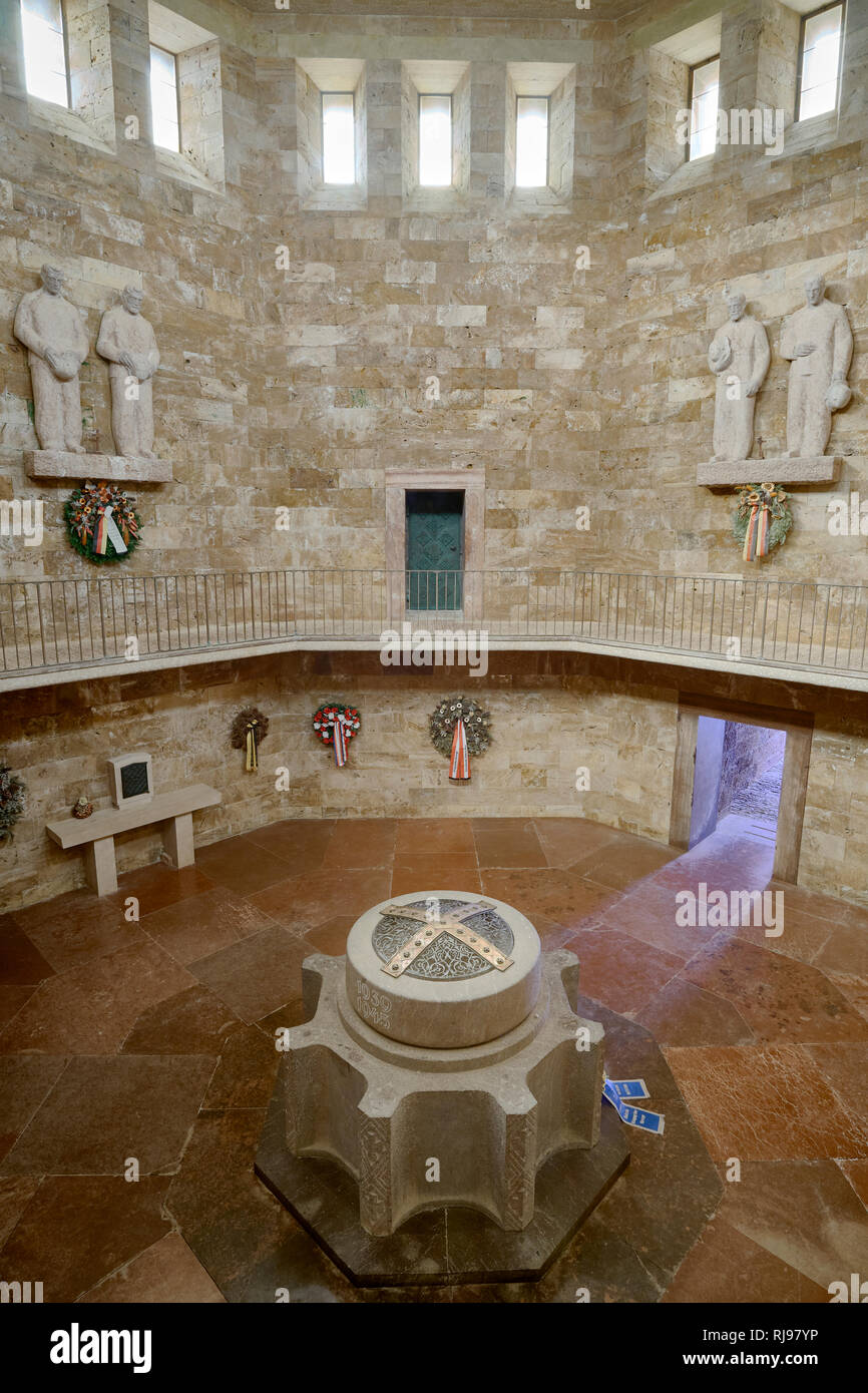 Interior of the Austo-German Charnel House at Passo Pordoi, Dolomites ...
