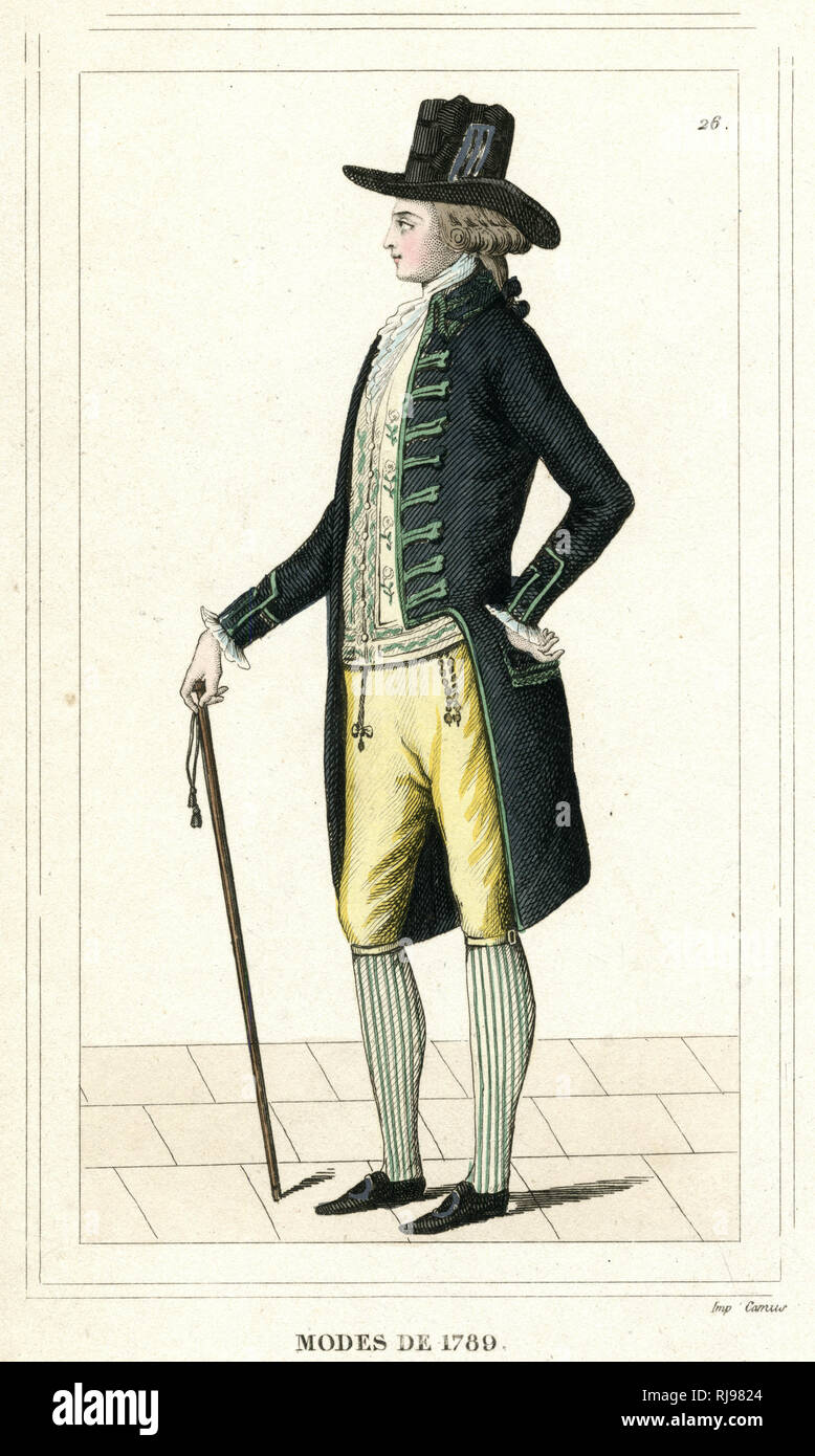 Young bourgeois Frenchman Stock Photo - Alamy