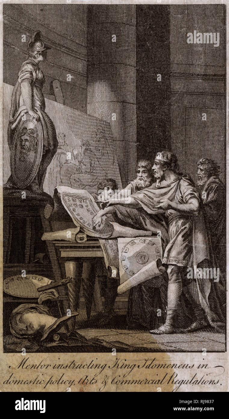 MENTOR & KING IDOMENEUS Stock Photo - Alamy