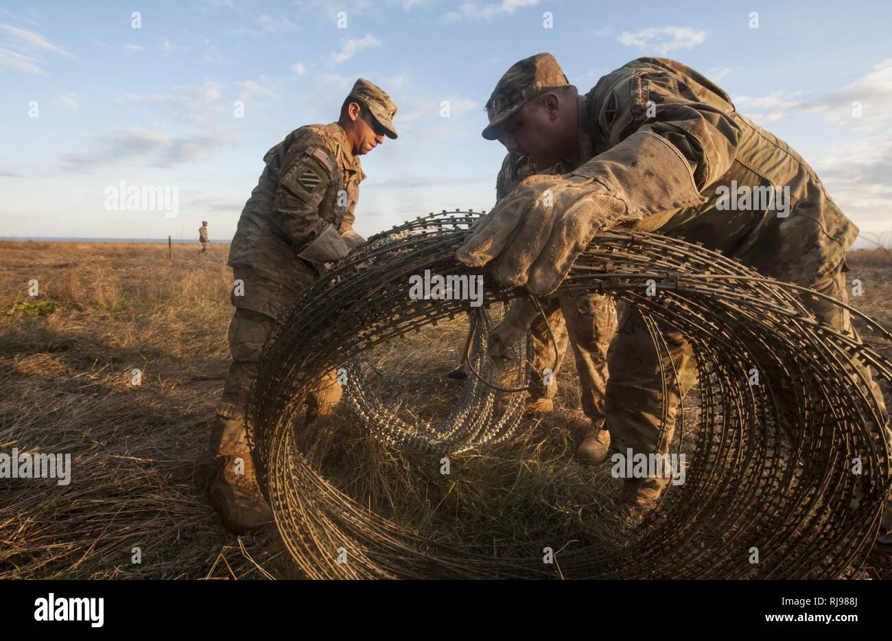 U.S. Army Soldiers, with the 5th Battalion 7th Air Defense Artillery ...