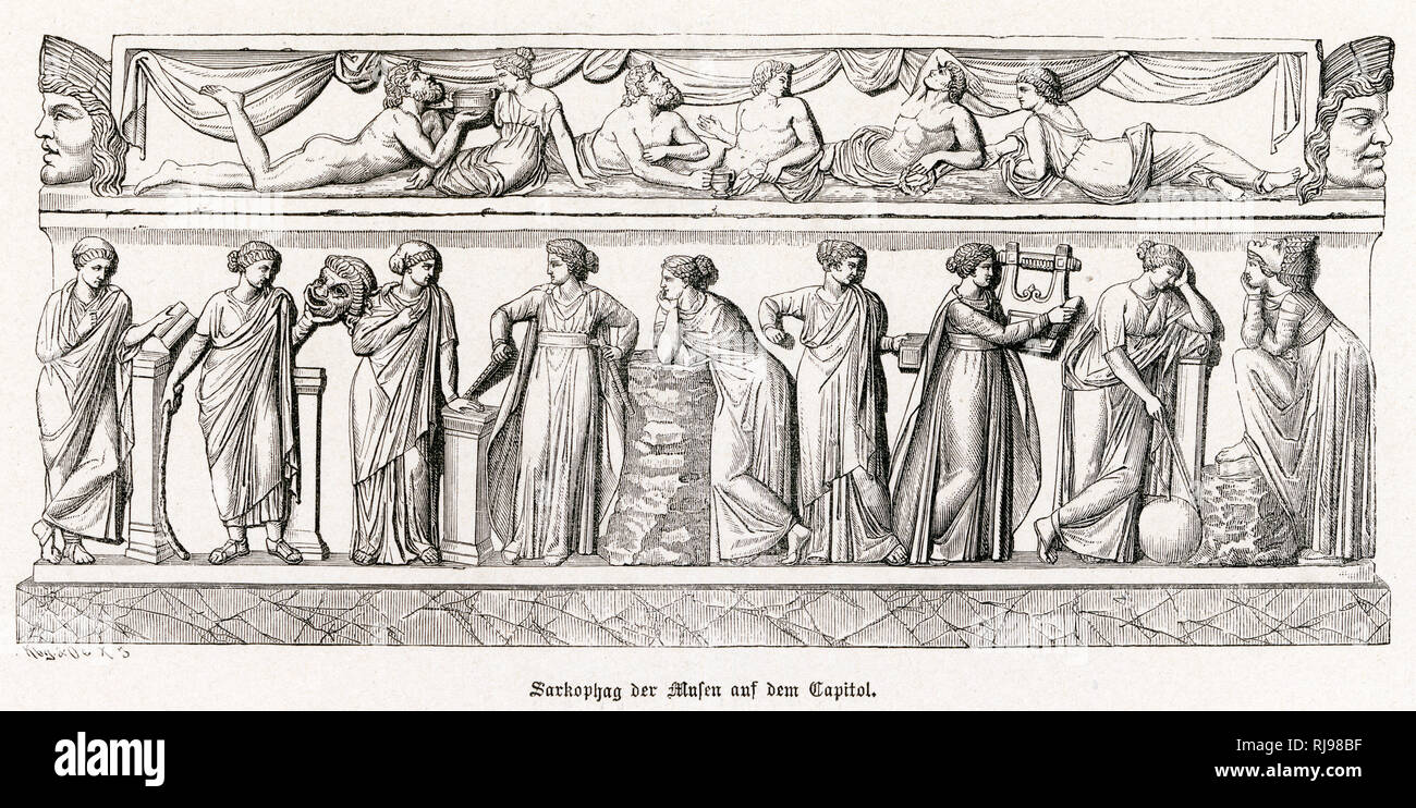 THE NINE MUSES Stock Photo - Alamy