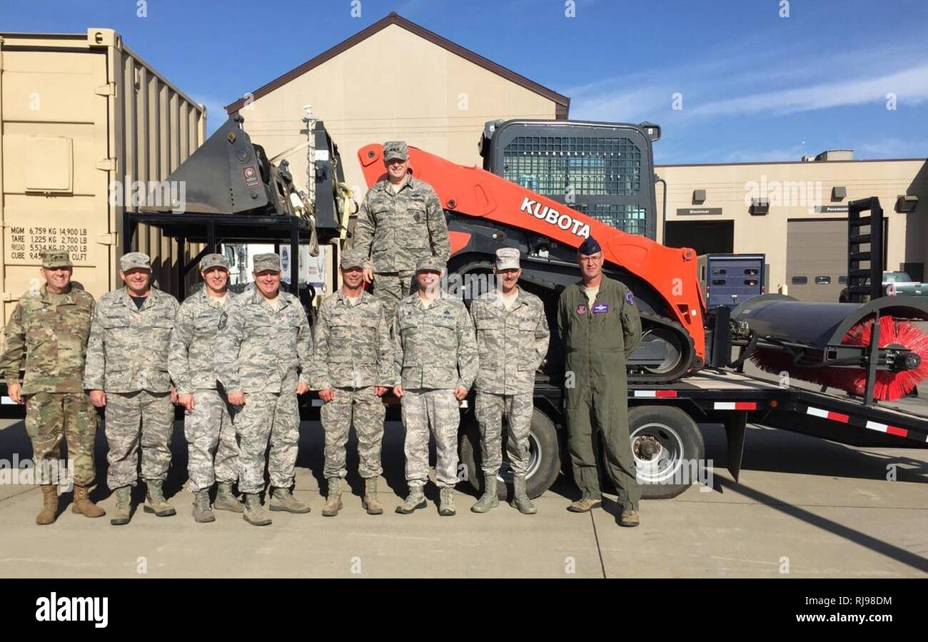 Lt. Gen. L. Scott Rice, Air National Guard director, poses with senior ...