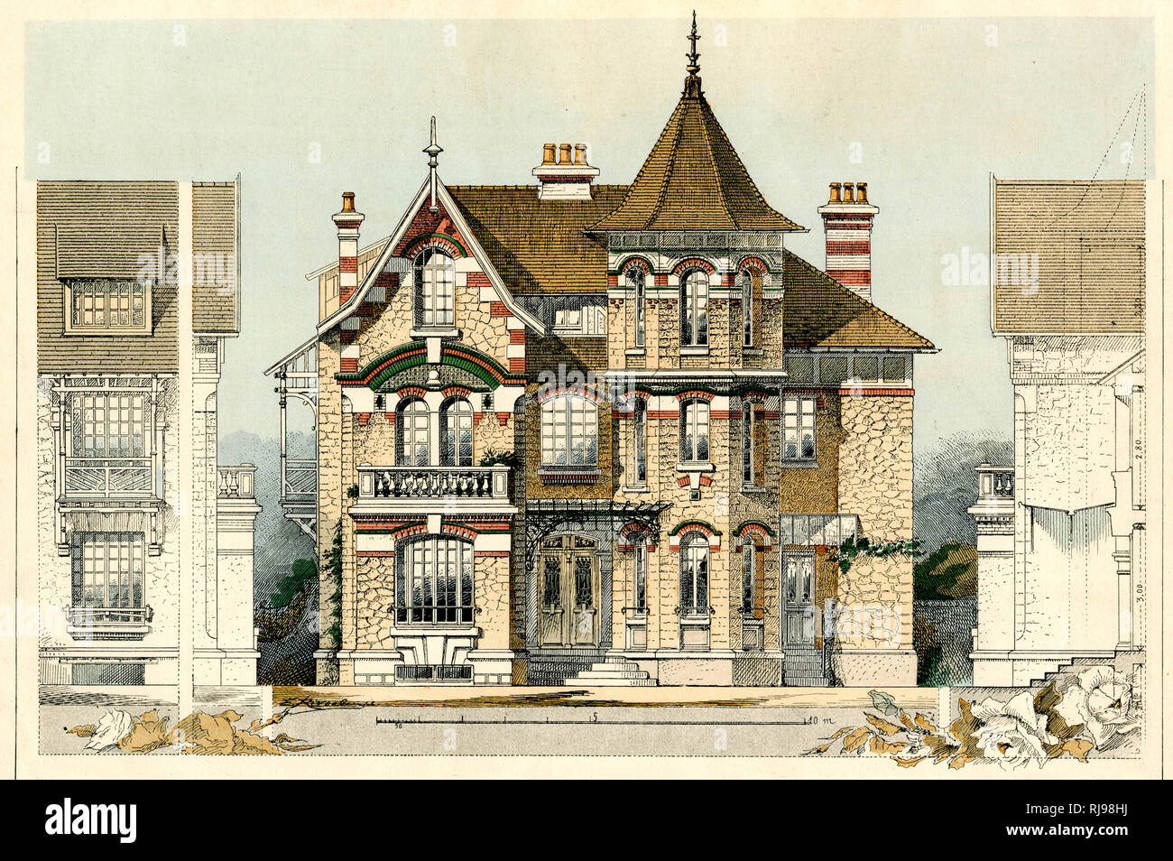 FRENCH PROVINCIAL HOUSE Stock Photo - Alamy