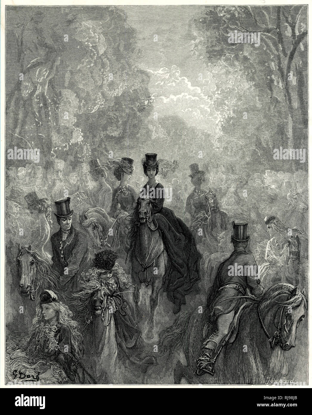 Engraving by gustave dore in dores london hi-res stock photography and ...