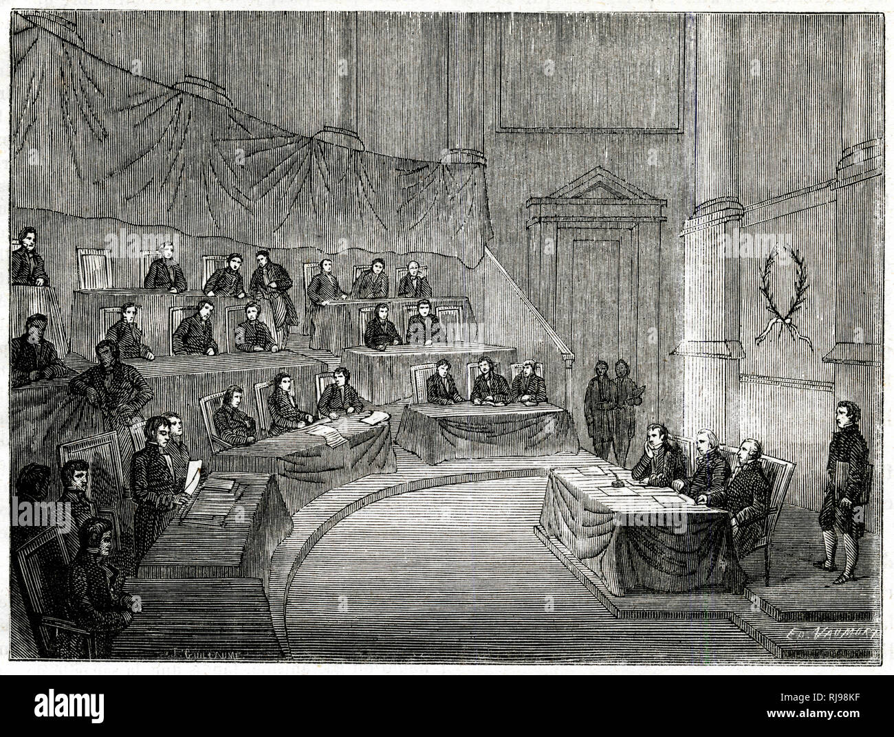 Napoleon and alessandro volta hi-res stock photography and images - Alamy