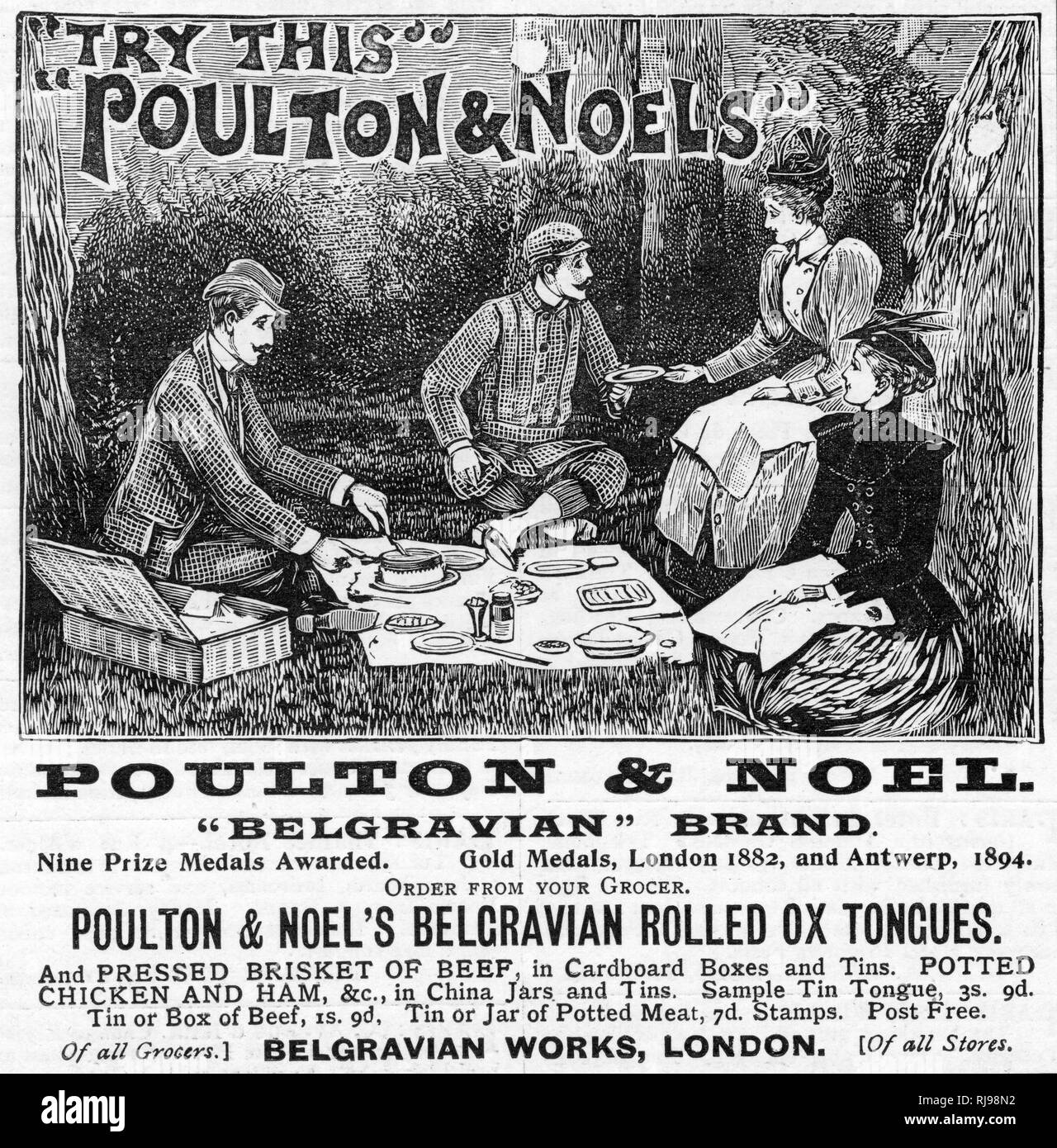 Victorian Advert Food High Resolution Stock Photography and Images - Alamy