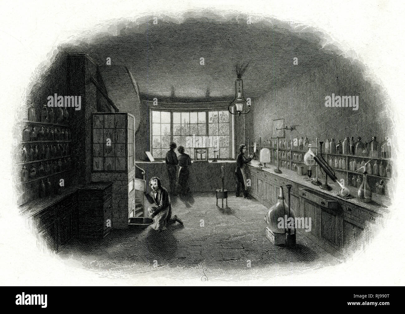 1850 laboratory hi-res stock photography and images - Alamy