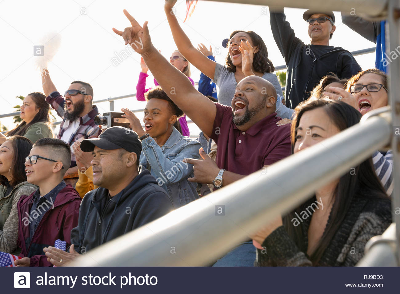 Black fans at baseball game hi-res stock photography and images - Alamy