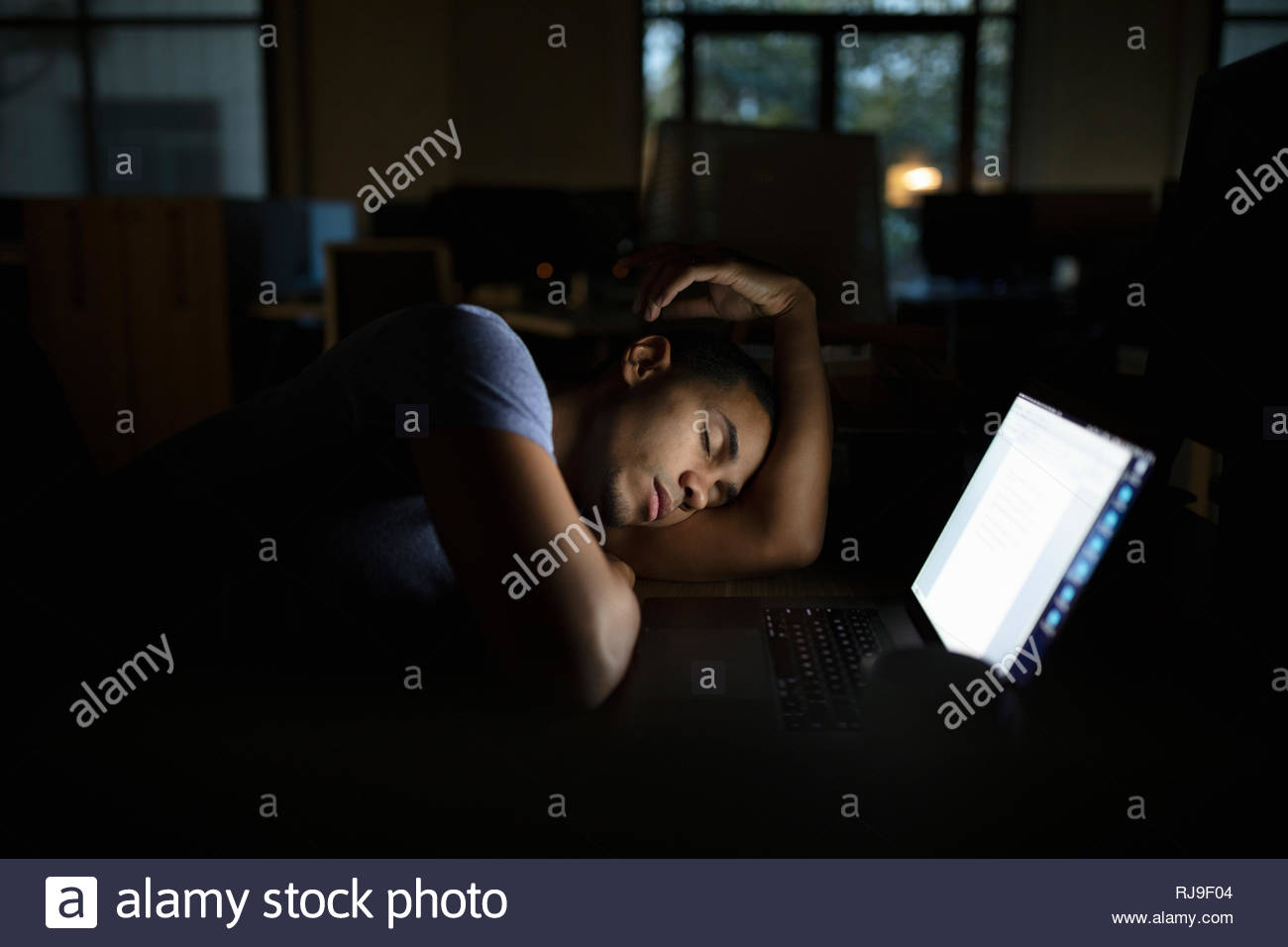 Tired businessman hi-res stock photography and images - Alamy