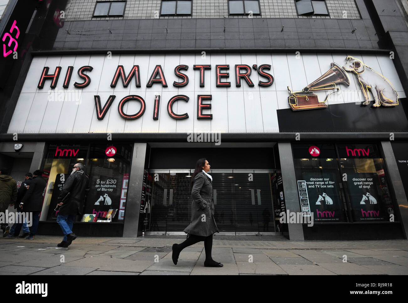 Hmvs Flagship Store On Oxford Street High Resolution Stock Photography ...