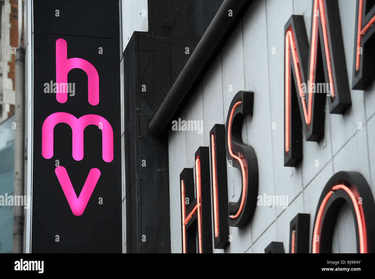 Hmvs flagship store on oxford street hi-res stock photography and ...