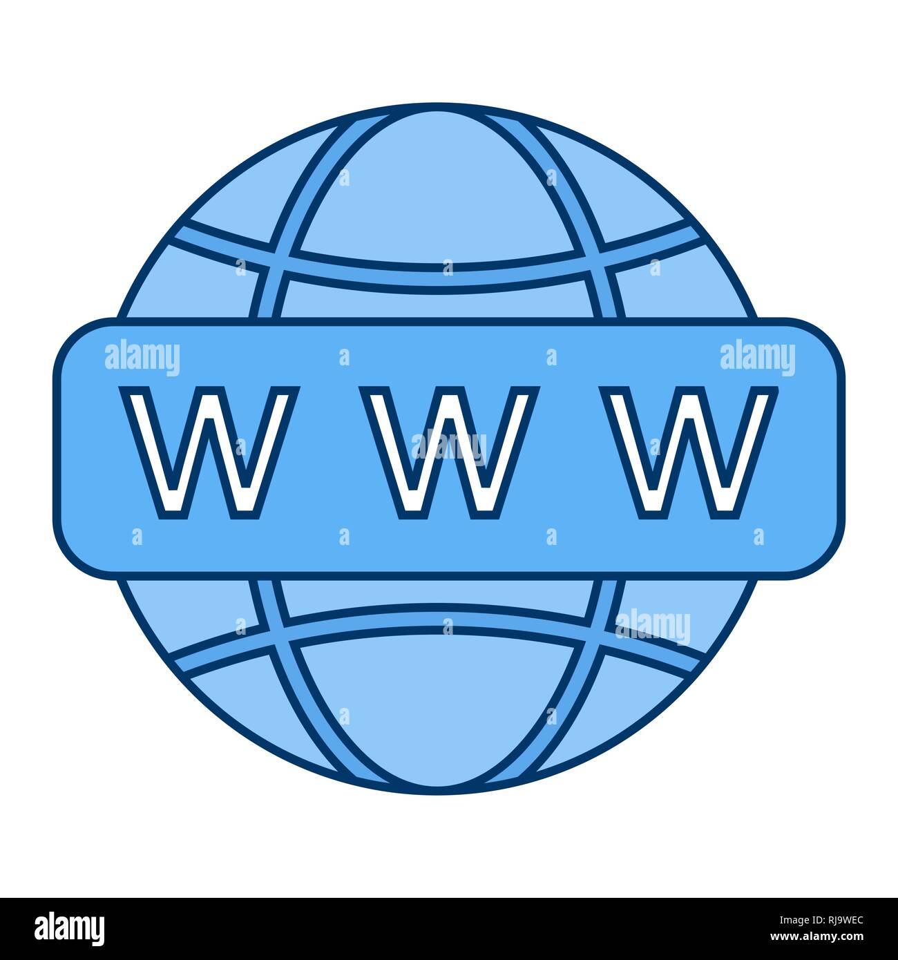 Vector Web Search Icon Stock Photo - Alamy