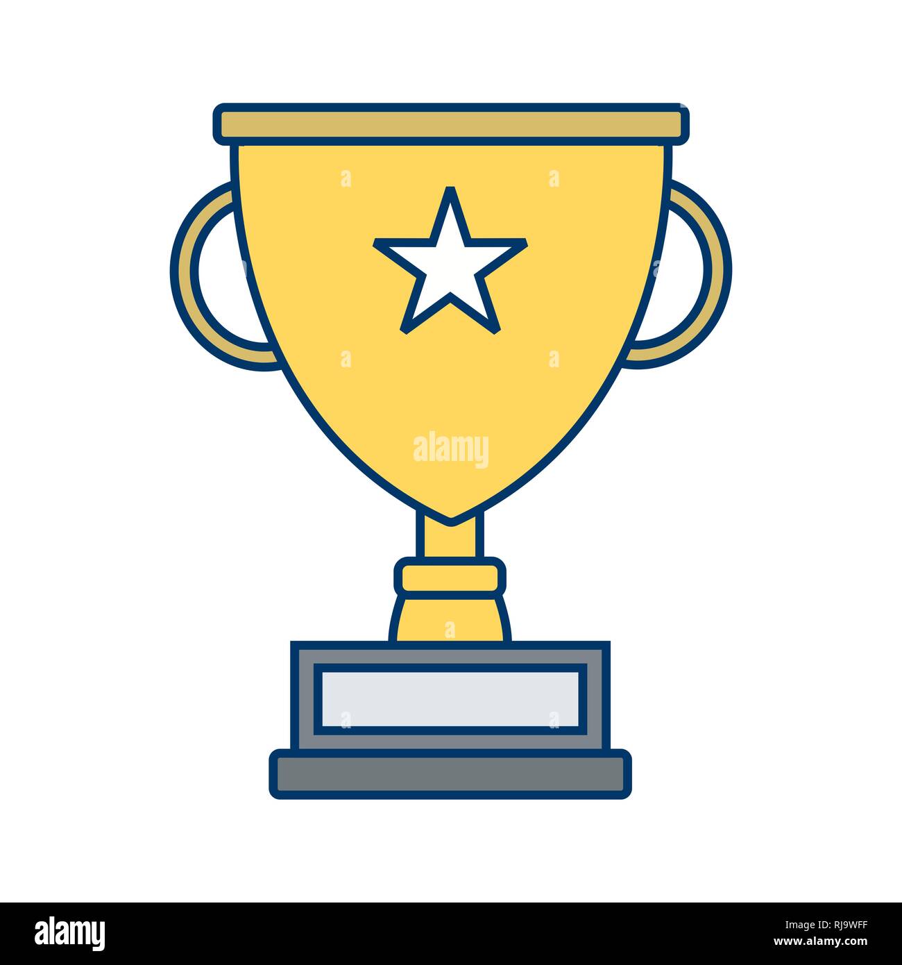 Vector Cup Icon Stock Photo - Alamy