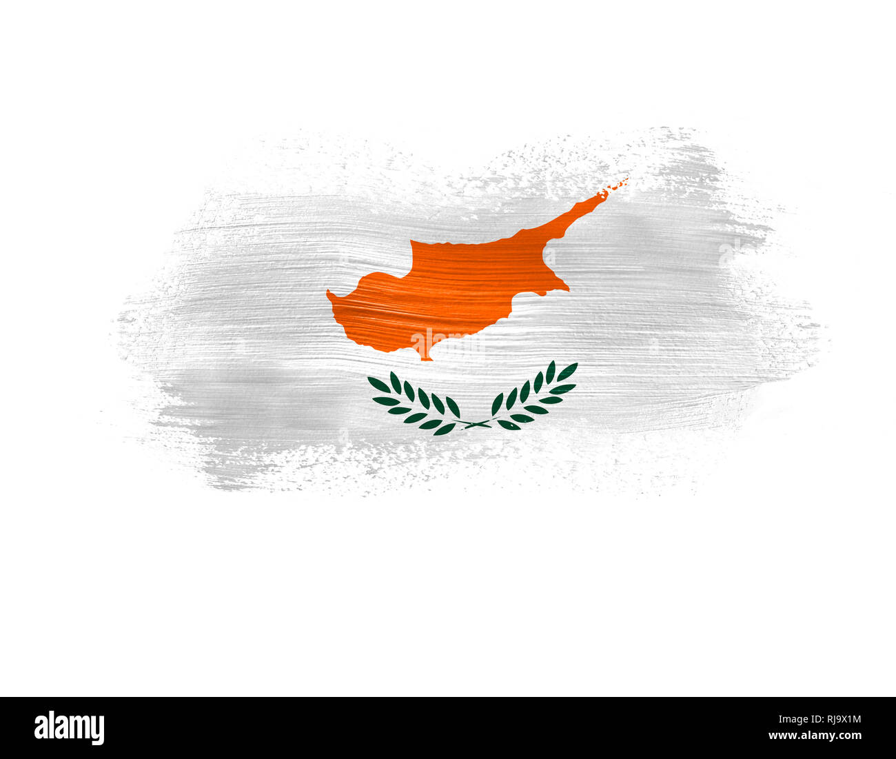 Flag cyprus nation design Cut Out Stock Images & Pictures - Alamy