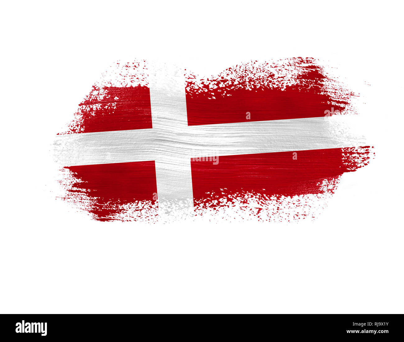 Denmark flag celebration Cut Out Stock Images & Pictures - Alamy
