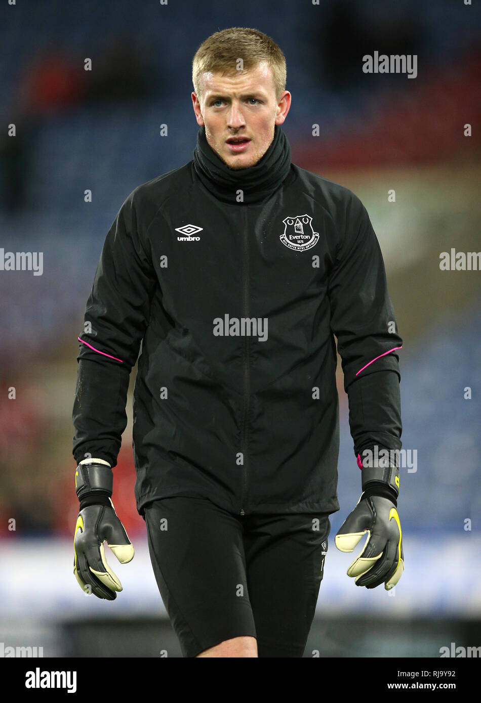 Everton goalkeeper Jordan Pickford Stock Photo - Alamy
