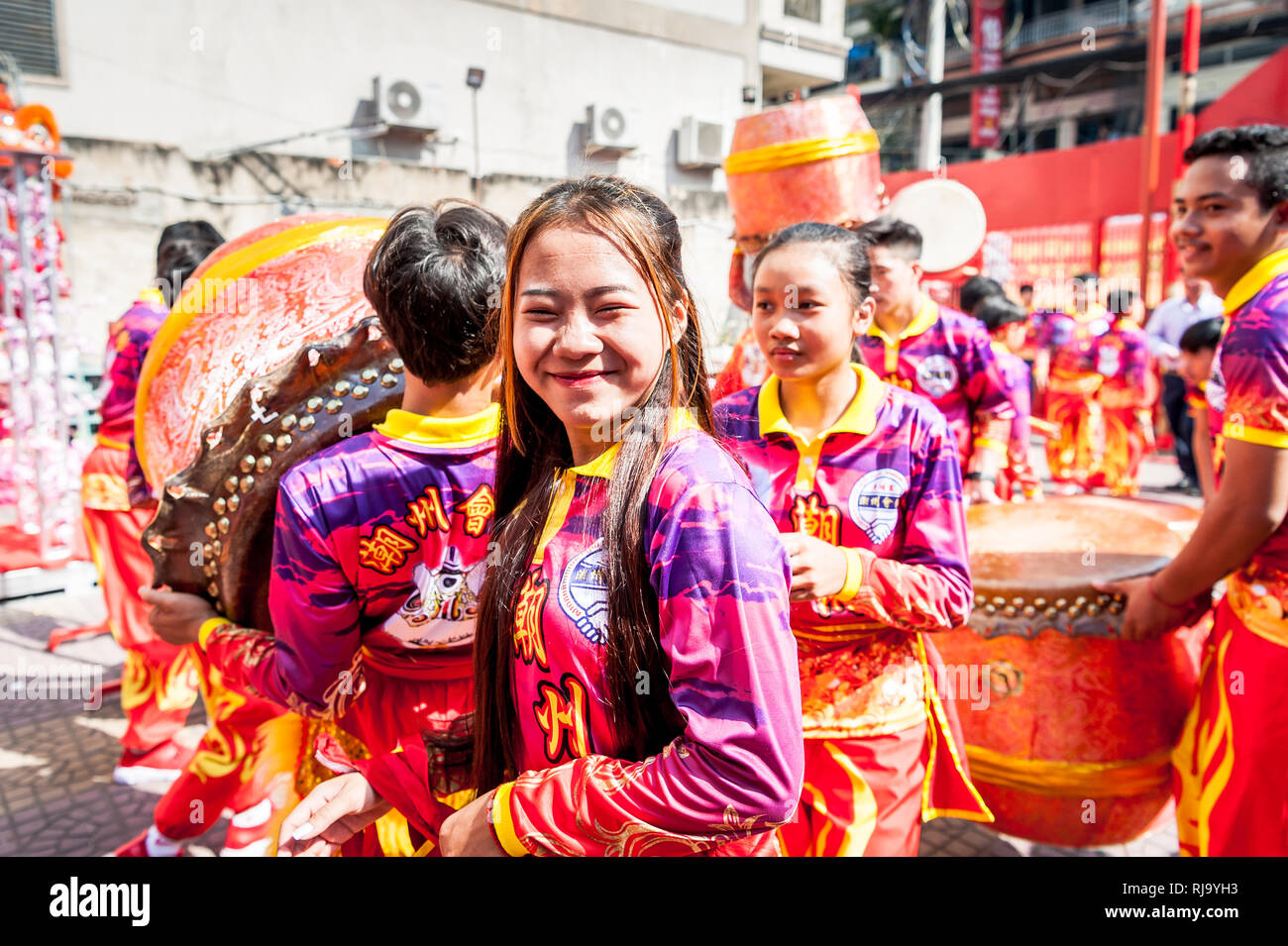 A Cambodian dance and musical group practice their skills ahead of ...
