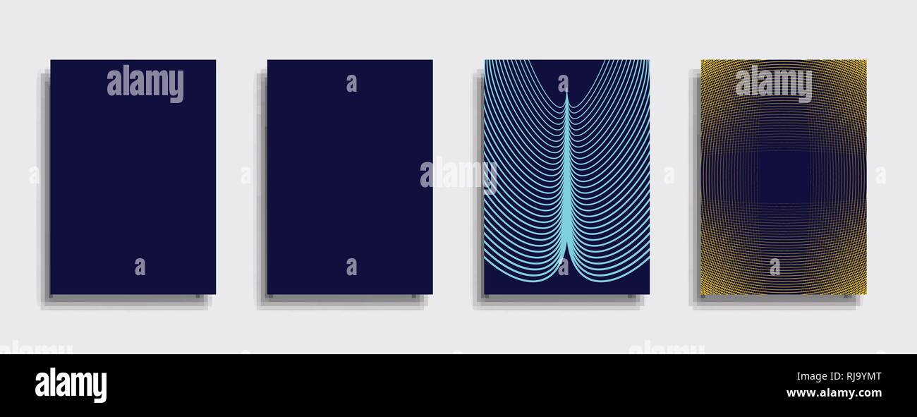 Minimal Vector cover designs. Future Poster template Stock Vector Image ...