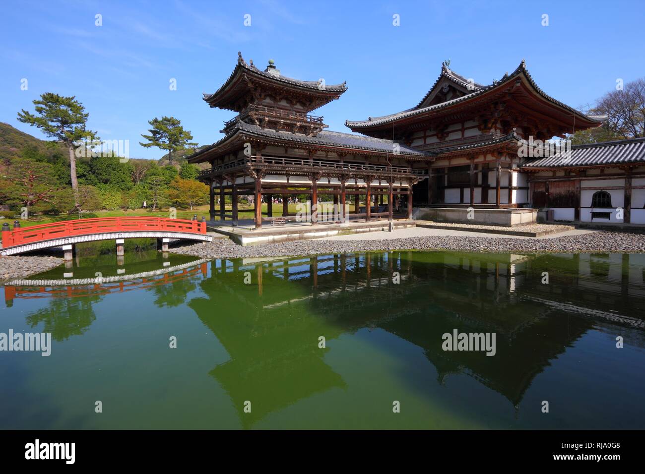 Uji, Kyoto, Japan - famous Byodo-in Buddhist temple, a UNESCO World ...