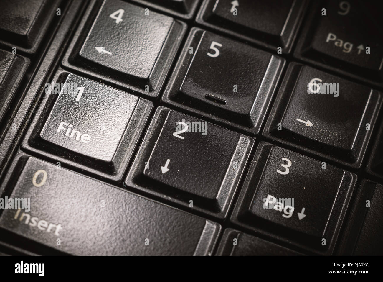 Dusty Dirty Computer Keyboard High Resolution Stock Photography and ...