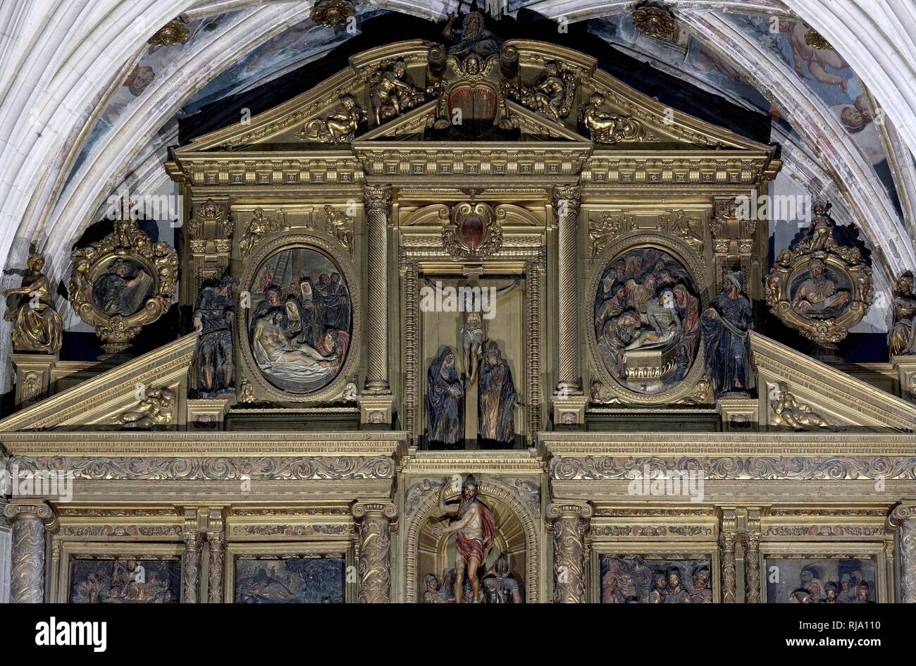 PARTE SUPERIOR DEL RETABLO MAYOR DE LA IGLESIA DE SAN MATEO - 1579 ...