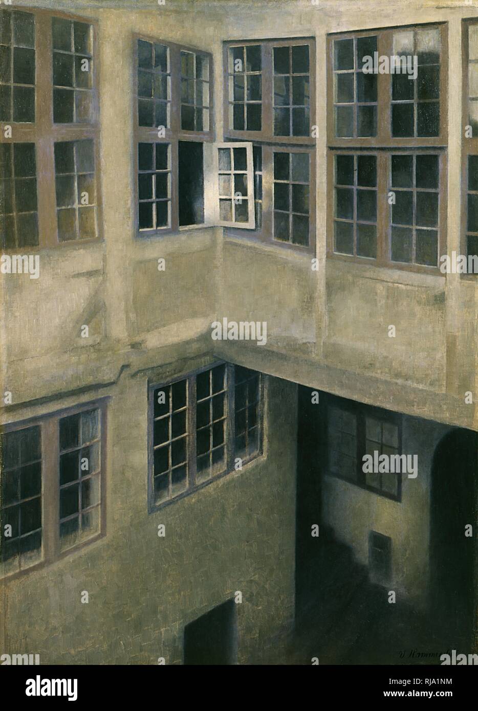 Interior strandgade 30 hammershoi hi-res stock photography and images ...