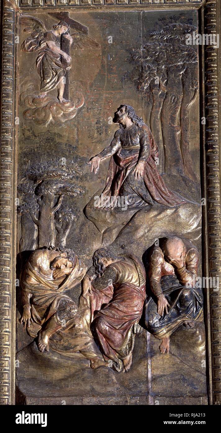 RETABLO MAYOR-ORACION EN EL HUERTO. Author: HERNANDEZ JERONIMO ...