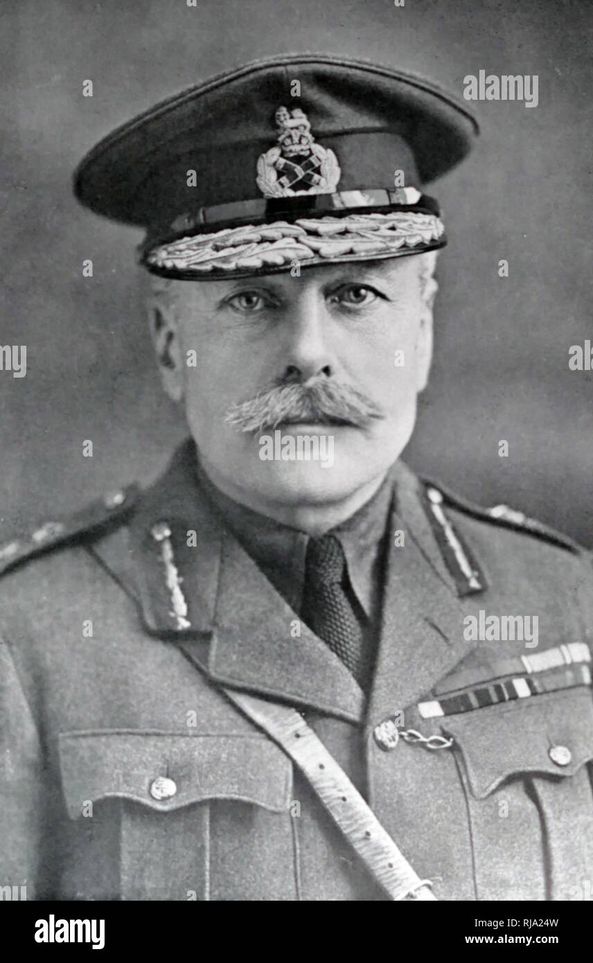 Field Marshal Douglas Haig, 1st Earl Haig, (1861 - 1928). During the ...