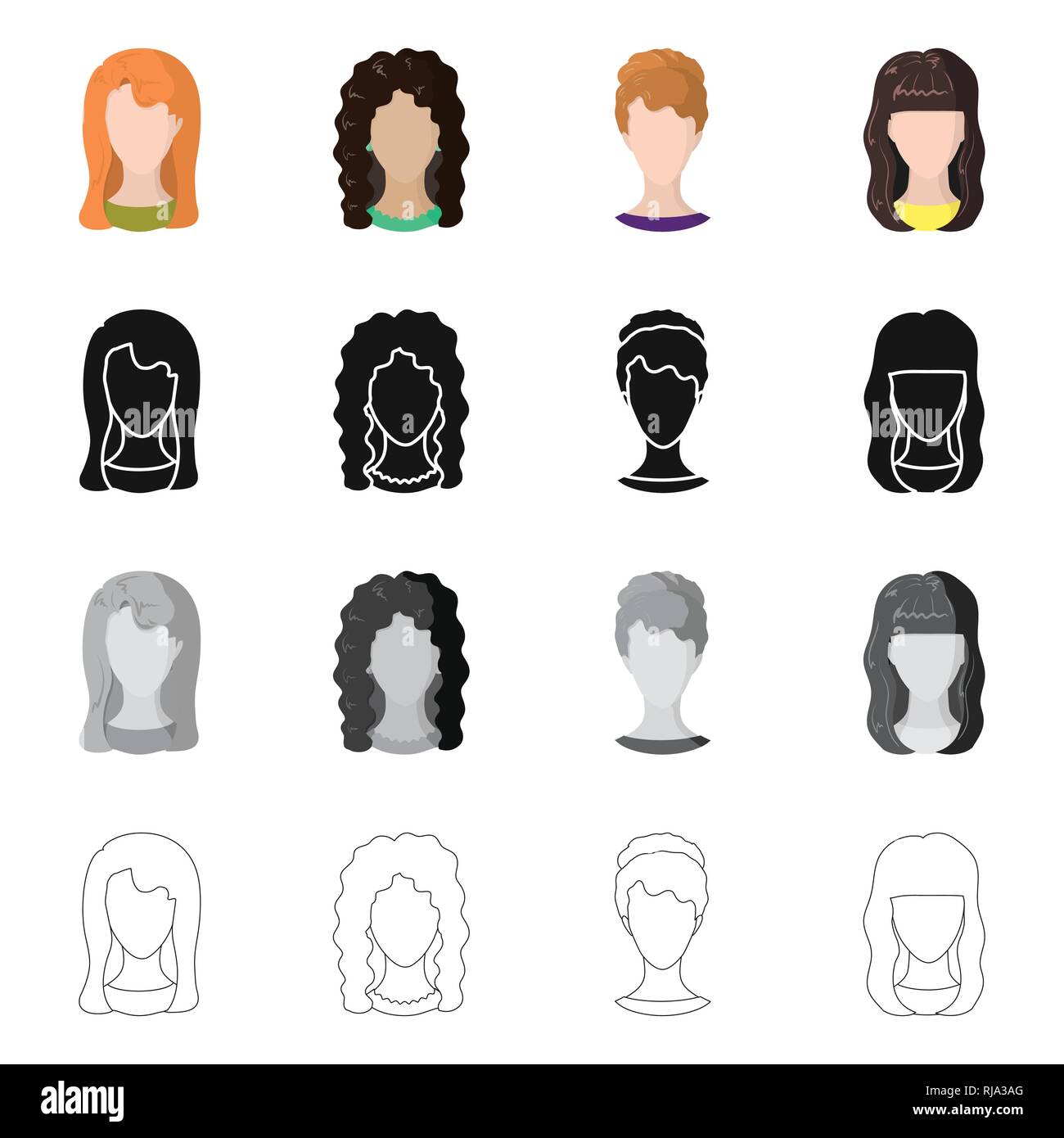 Vector design of professional and photo sign. Collection of ...