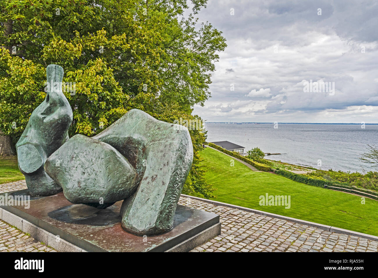 Humlebaek (Denmark): Louisiana Museum of Modern Art, located on the ...