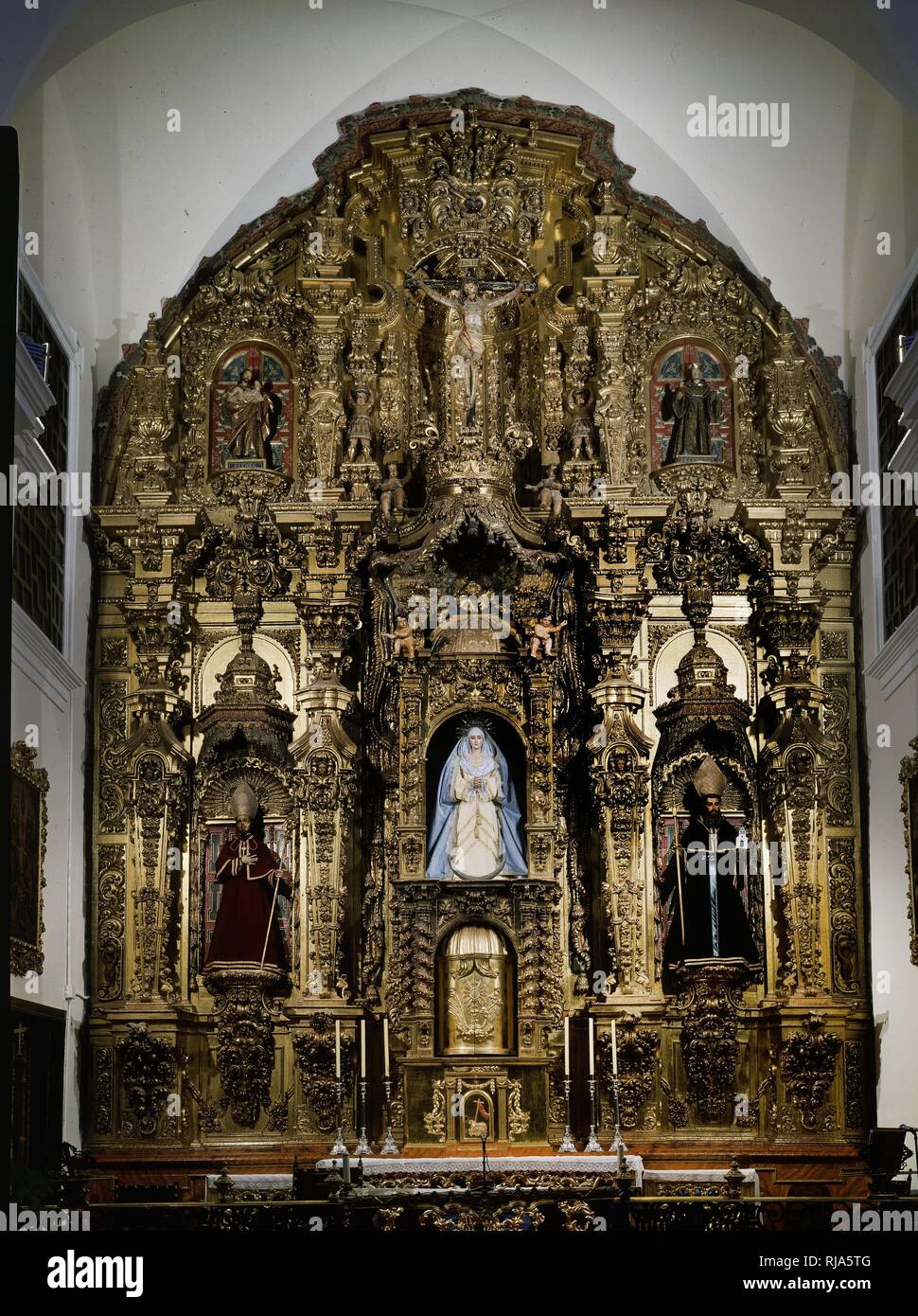 Altarpiece of san agustin hi-res stock photography and images - Alamy