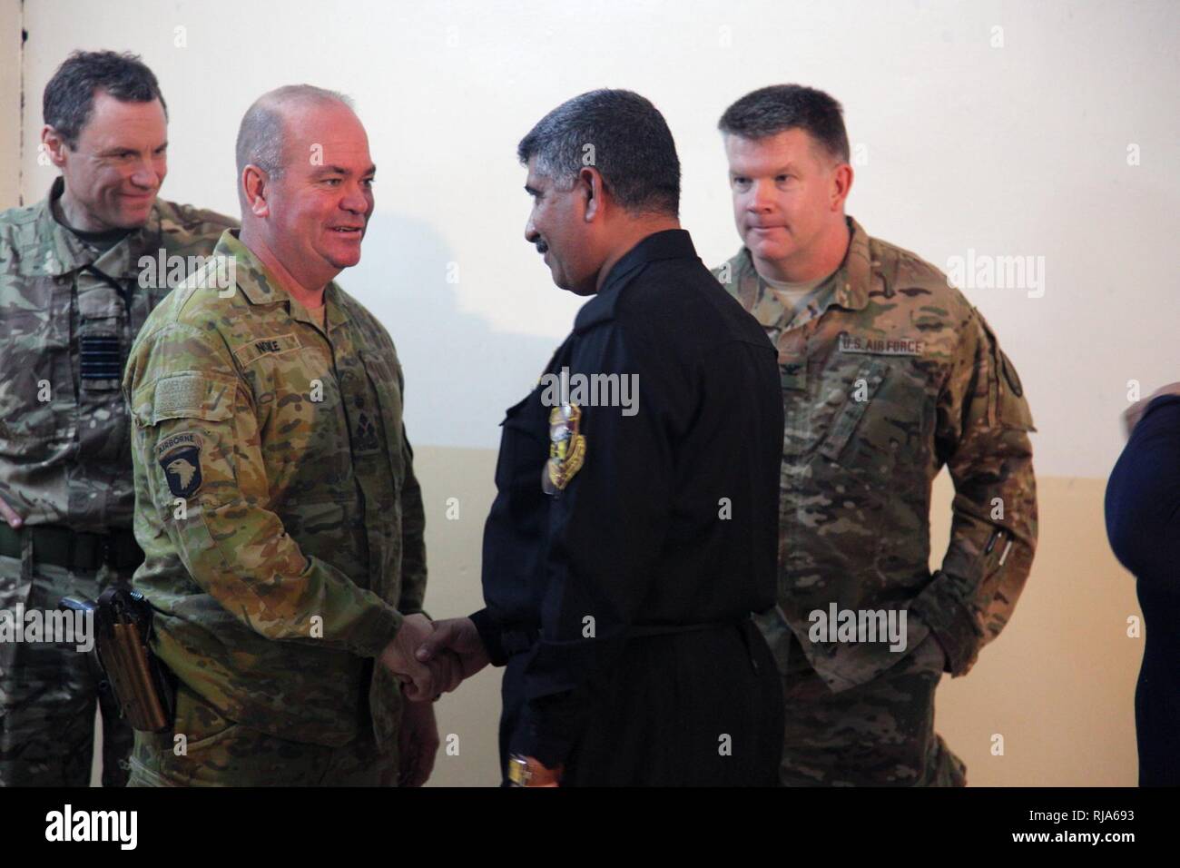 Australian Brig. Gen. Roger Noble, deputy commanding general for ...