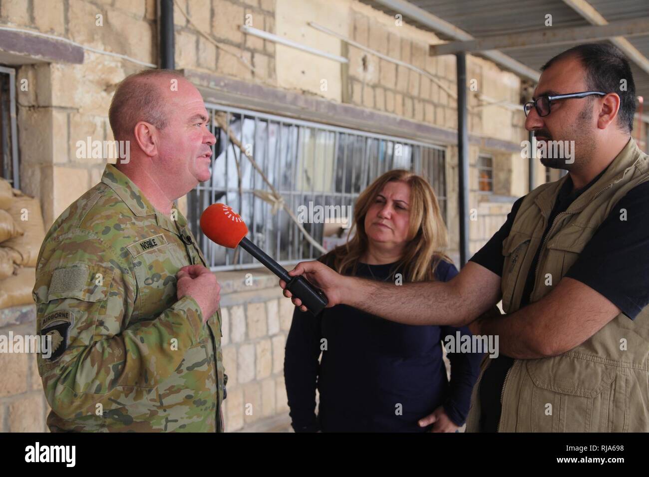 Australian Brig. Gen. Roger Noble, Combined Joint Force Land Component ...