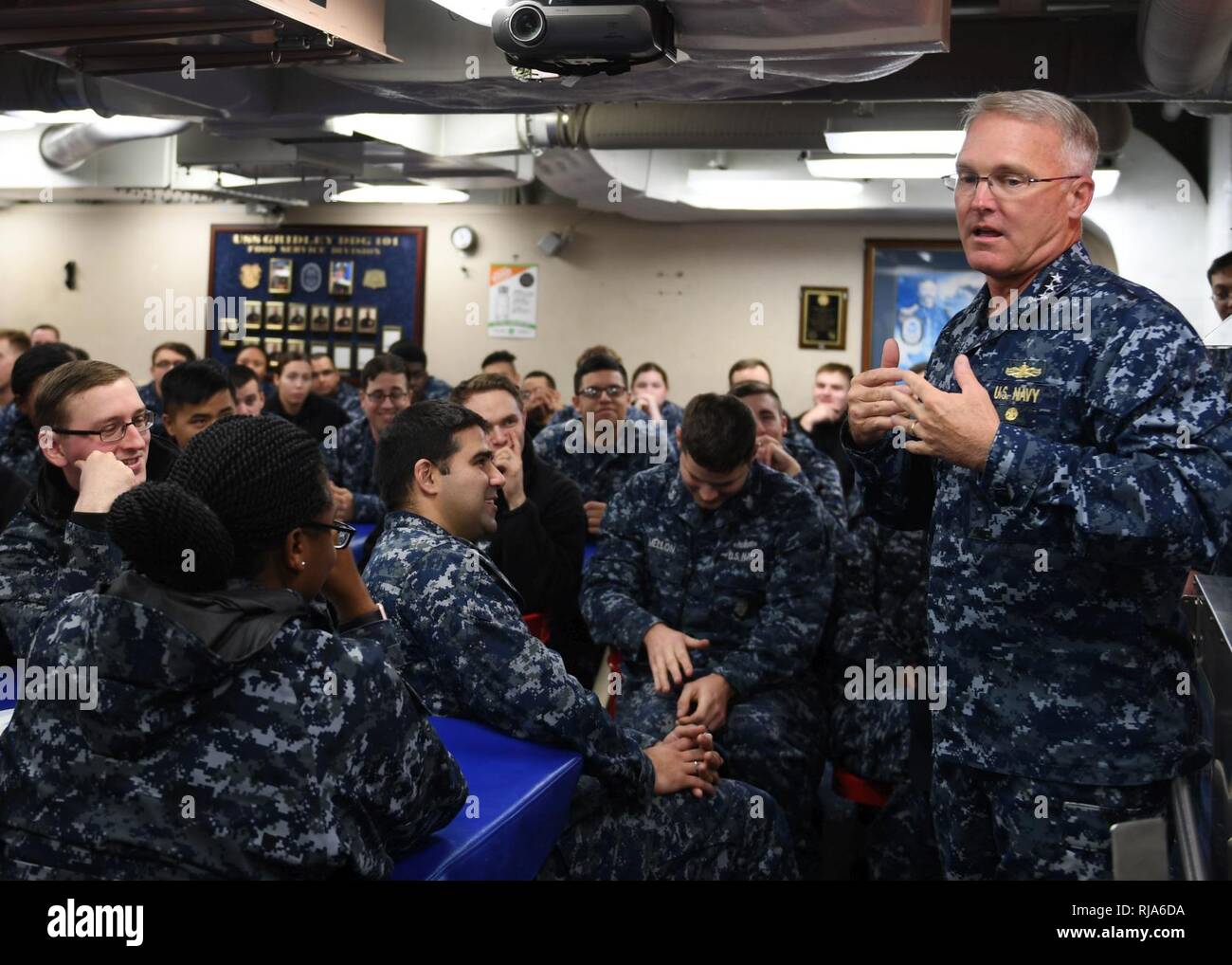 Uss griddley hi-res stock photography and images - Alamy