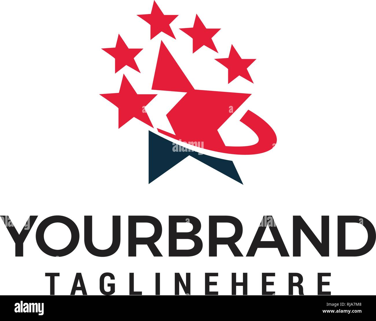 Star logo Design Template Stock Vector Image & Art - Alamy