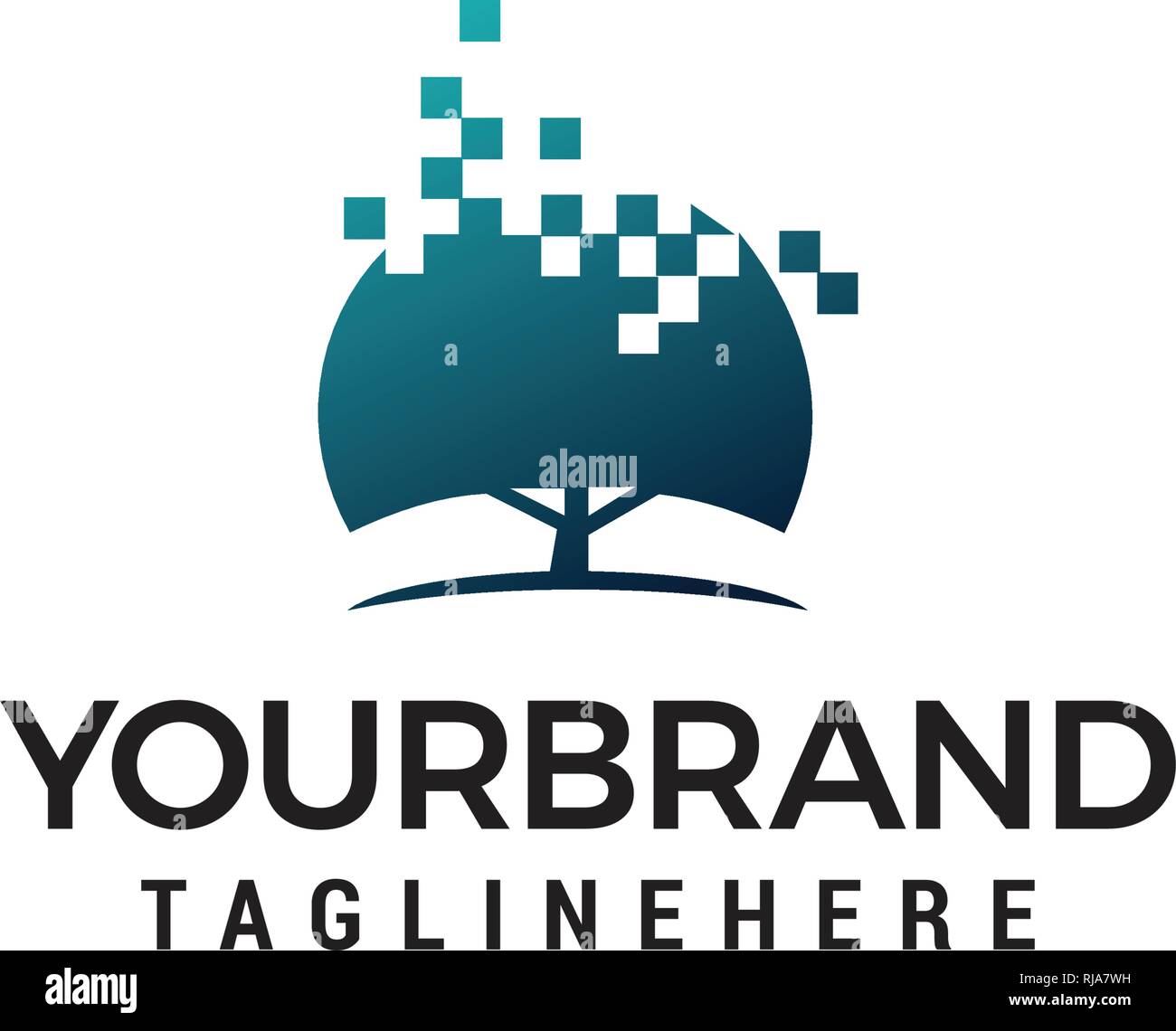 Tech Tree logo Design Template Stock Vector Image & Art - Alamy