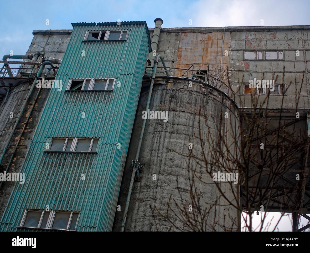 bunker storage in the port of Moscow Stock Photo - Alamy