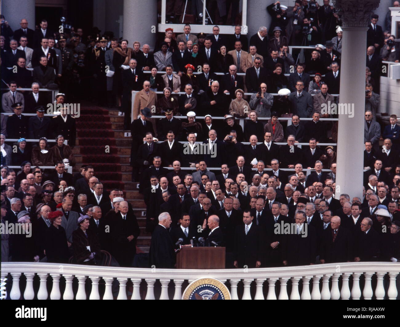 Dwight d eisenhower 1957 inauguration hi-res stock photography and ...