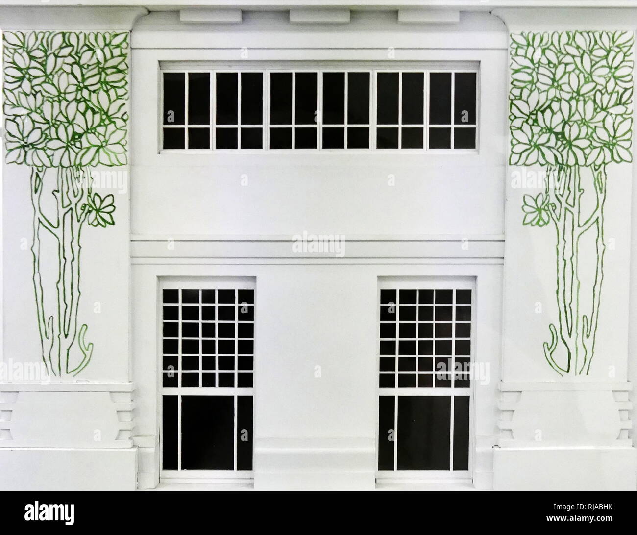 Detail from the model for the Secession Building (Wiener ...