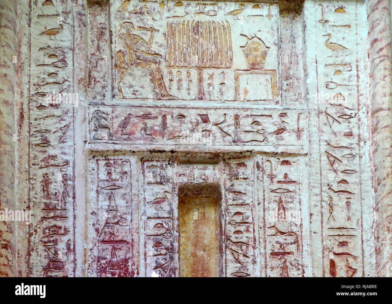 Tomb of Princess Idut, King Unas' daughter. Vth Dynasty. The reliefs ...